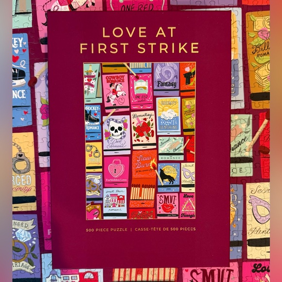 Hobbry | Games | Love At First Strike Puzzle 50 Piece Jigsaw | Poshmark